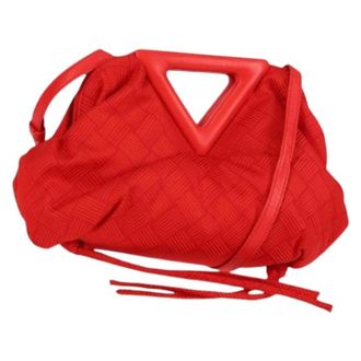 Bottega Veneta Pre-owned Nylon Schultertasche - - Pre-owned - Damen - Rot - ONE SIZE