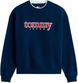 Tommy Hilfiger Sweat col rond en coton m&eacute;lang&eacute;