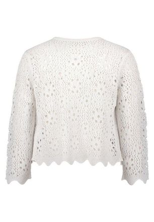 Betty Barclay Strickjacke Strickjacke Kurz 3/4 Arm