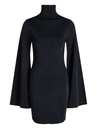 Calvin Klein mock-neck mini dress - Schwarz