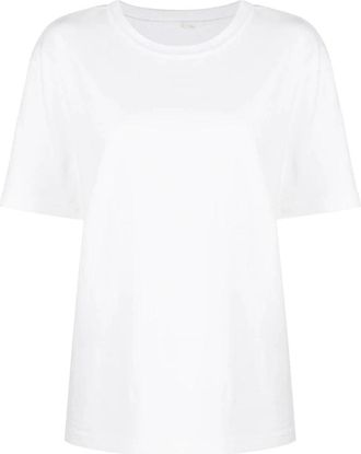 Alexander Wang Femme, Tops, Blanc, Taille: 40 FR T-shirt &agrave; manches courtes coupe d&eacute;contract&eacute;e