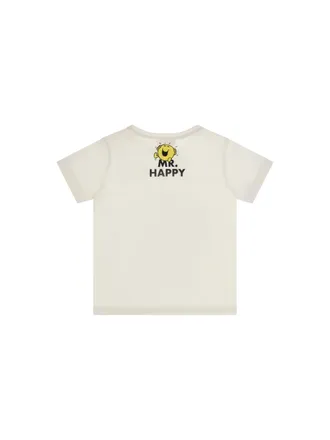 Gucci Girls Mr. Happy T-Shirt New White-Mc Cotton T-Shirts White/mc And Polos