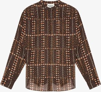 Isabel Marant Chemisier Mexika - Femme - Noir D&eacute;lav&eacute; - Taille 40 - Marant &Eacute;toile