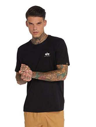 Alpha Industries Alpha Indutries Basic T Small Logo T-Shirt pour Homme Black