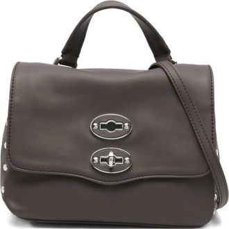 Zanellato Femme, Sacs, Brun, Taille: ONE Size Postina Saeta baby sac &agrave; main en cuir