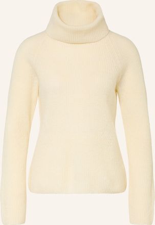HUGO BOSS Rollkragenpullover Falodina Mit Alpaka weiss