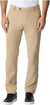 Brooks Brothers Homme, Pantalons, Beige, Taille: W34 Chinos Slim Fit en Coton Stretch Tiss&eacute;