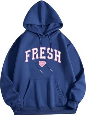 Generic Fresh Love Sturniolo Sweat &agrave; capuche l&eacute;ger pour femme et homme, bleu, M