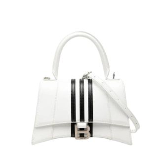 Balenciaga Pre-owned Hourglass Small Leather 2way Bag - - Pre-owned - Damen - Wei&szlig; - ONE SIZE