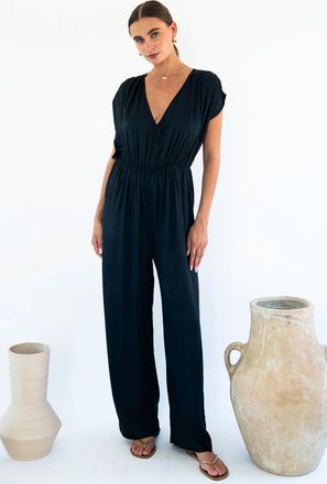 Neu Nomads Damen vegan Jumpsuit Catania Schwarz