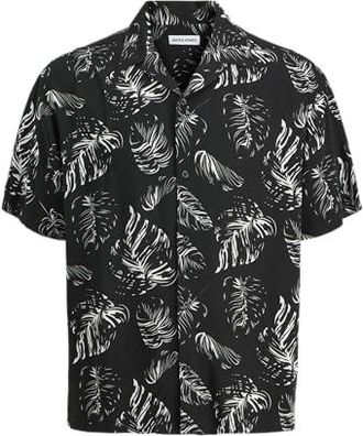 Jack & Jones Jjrox AOP Resort T-Shirt SS, Noir, L