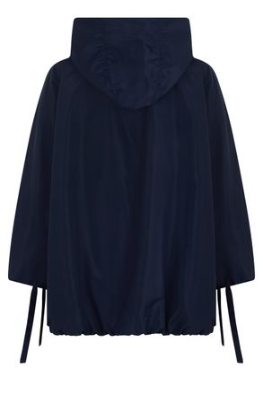 Max Mara Womens Taffeta Jacket Navy Polyester Trench & Raincoats