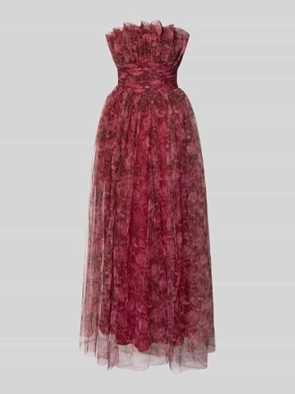 Lace & Beads Maxikleid im Off-Shoulder-Look