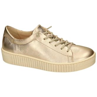 Gabor 43.331.62 Satin Metallic Sneaker - - Shoes - Damen - Gelb - 37 EU