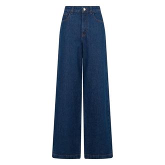 Moorer Damen, Jeans, Blau, W27Gr&ouml;&szlig;e