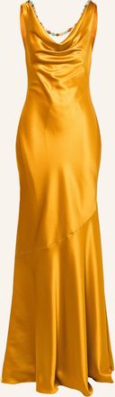 Retrof&ecirc;te Retrof&ecirc;te Abendkleid Keryn Mit Schmuckperlen gelb