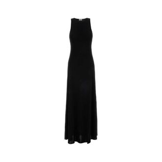 Saint Laurent Damen, Kleider, Schwarzk, SGr&ouml;&szlig;e