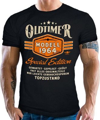 Lobo Negro T-Shirt als Geschenk zum 60. Geburtstag - Oldtimer Baujahr 1965 in Topzustand