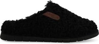 Melluso Pantoufles chaudes en laine noire pour femmes pd534 37