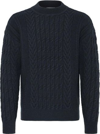 Casual Friday Strickpullover CFMillow Strickpullover mit kreativem Zopfmuster