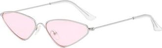 Generic Lunettes De Soleil Dext&eacute;rieur &Agrave; Petite Monture For Femmes, For Vacances, For Hommes, For La Conduite(Pink)