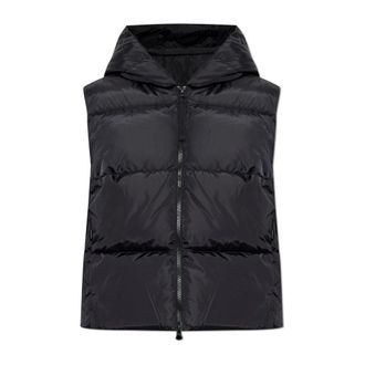 Canada Goose HyBridge Wide Quilt Knit Hoody - - Jackets - Damen - Schwarzk - XS