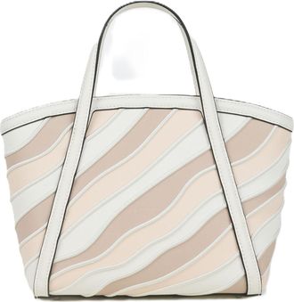 Cromia Unisex Ladies Bag Orchidea Rucksack, Weiß-Stein