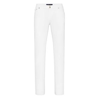 Billionaire Boys Club Homme, Jeans, Blanc, Taille: W30 Jeans Coupe Droite Crest