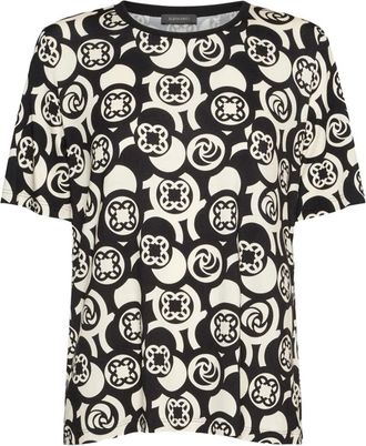 Elena Miro Femme, Tops, Noir, Taille: 38 FR T-Shirt