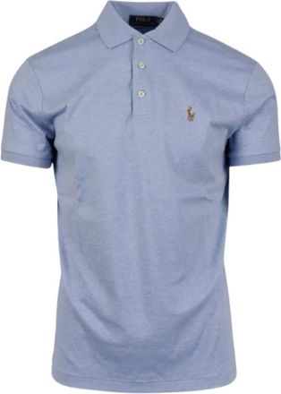 Polo Ralph Lauren Homme, Tops, Bleu, Taille: S Short Sleeve Knit