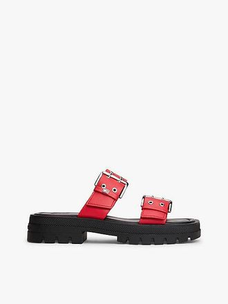 Tommy Hilfiger Sandales chunky crant&eacute;es &agrave; double bride