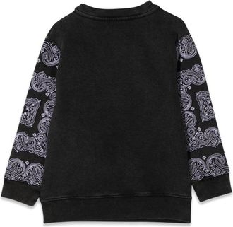 Givenchy Patterned Print Crewneck Sweatshirt - Black