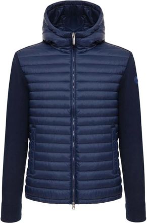 Colmar Homme, Vestes, Bleu, Taille: XL Veste Rembourr&eacute;e Hybride avec Capuche