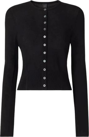 Pinko Pinko, Femme, Pulls, Noir, Taille: 40 FR Meteora Cardigan
