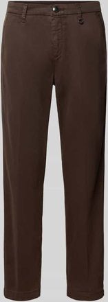 M.A.C Chino mit Label-Detail Modell CHINO TURN UP