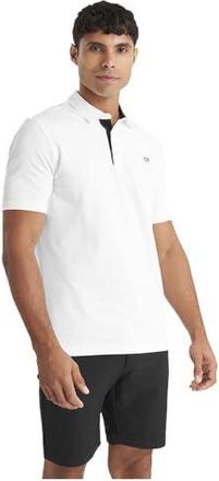 Calvin Klein Polo Uni Golf pour Hommes - Blanc - XXXL