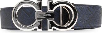 Ferragamo Homme, Accessoires, Bleu, Taille: 115 CM Double Adjus Belt