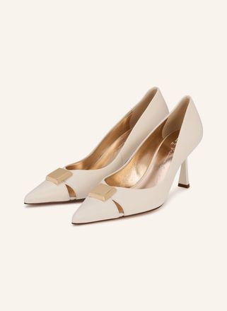 H&ouml;gl Pumps Mit Cut-Outs weiss