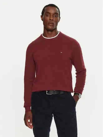 Tommy Hilfiger Pullover MW0MW36347 Dunkelrot Regular Fit