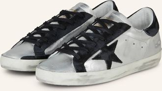Golden Goose Sneaker Super-Star Classic silber