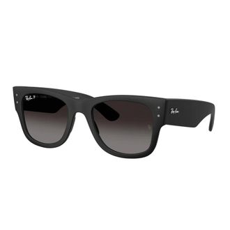Ray-Ban unisex, Accessoires, Noir, Taille: 52 MM Lunettes de soleil polarisées Noir Gris Dégradé
