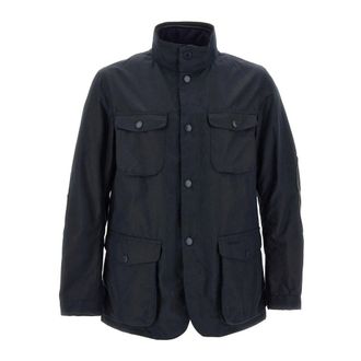 Barbour Ogston Waxed Jacket - - Jackets - Herren - Blau - 2XL