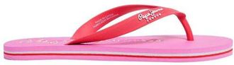 Pepe Jeans London Bay Beach Brand W, Tongs Femme, Rouge (Washed Red), 3