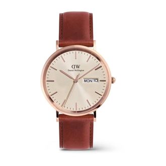 Daniel Wellington Klassische Tagesanzeige-Uhr - - Accessories - Herren - Braun - ONE SIZE