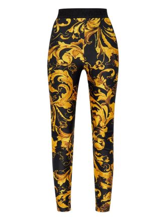 Versace Jeans Couture Leggings mit Barocco-Print - Schwarz
