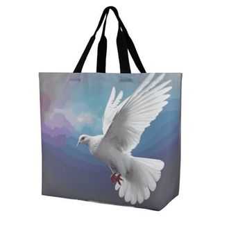 Generic Colombe De La Paix Sac Courses Imperm&eacute;able Sacs De Courses Grand Sac A Main Femme Pour Universit&eacute; Quotidienne Travail