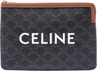 Celine Pre-owned Clutch - Femme - Pre-owned - Brun - Taille: ONE Size