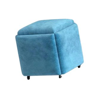 Generic 5-in-1-Stapelhocker, Schlafzimmer-Fu&szlig;st&uuml;tze, Ottomane, Eingangshocker-Set, for Balkon, Garten, Innenhof, B&uuml;ro (35 x 35 cm/45 x 45 cm)(Color 1,35x35x35