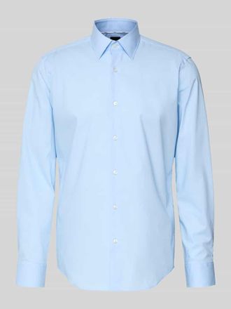 HUGO BOSS Slim Fit Businesshemd aus Popeline mit Stretch-Anteil