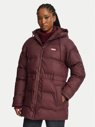Hunter Winterjacke HARW0002252 Dunkelrot Regular Fit